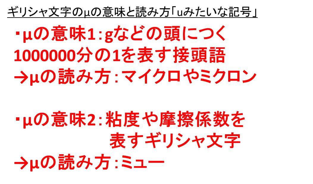 記号μの読み方はミューやマイクロ？意味は粘度や摩擦係数を表す？μの書き方は？【uみたいな記号・uみたいなギリシャ文字】 | ウルトラフリーダム